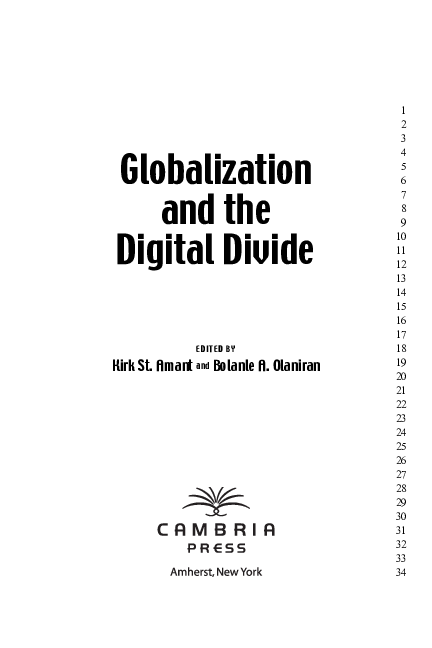 (PDF) Globalization and the Digital Divide