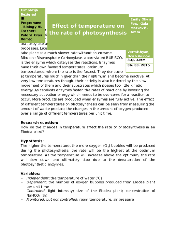 (DOC) Report-effect-of-temperature-on-photosynthesis