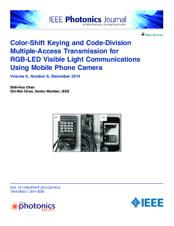 (PDF) CSK and CDMA Transmission for RGB-LED VLC Color-Shift Keying and Code-Division Multiple ...