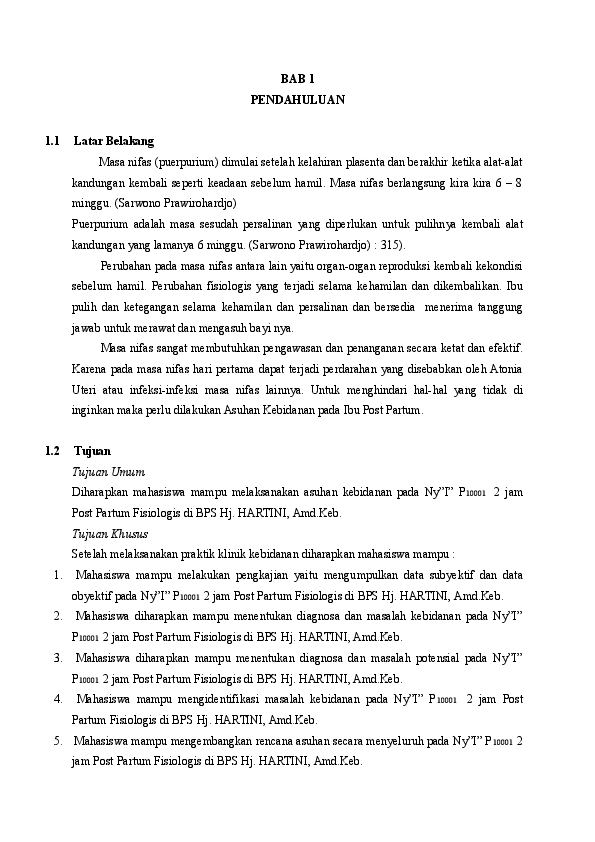 (DOC) BAB 1 ASKEB NIFAS