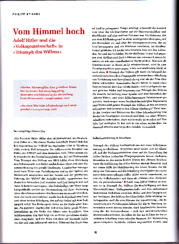 (PDF) Vom Himmel hoch. Adolf Hitler und die „Volksgemeinschaft“ in ...