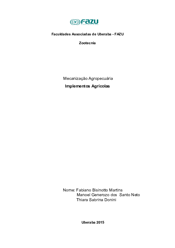 (DOC) Faculdades Associadas de Uberaba -FAZU