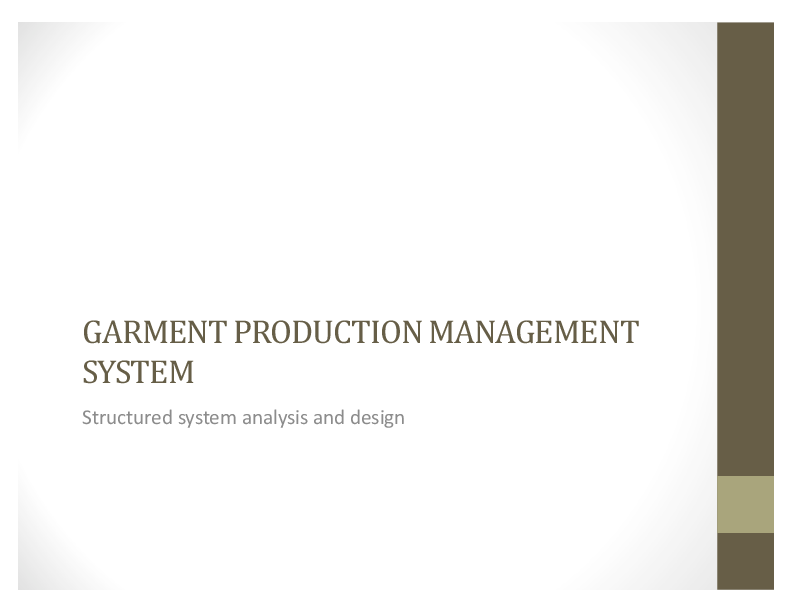 (PDF) GARMENT PRODUCTION MANAGEMENT SYSTEM