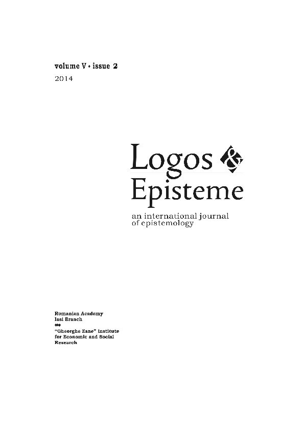 Logos & Episteme Volume 5 Issue 2 2014
