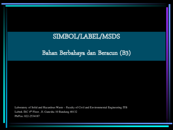 (PDF) SIMBOL/LABEL/MSDS