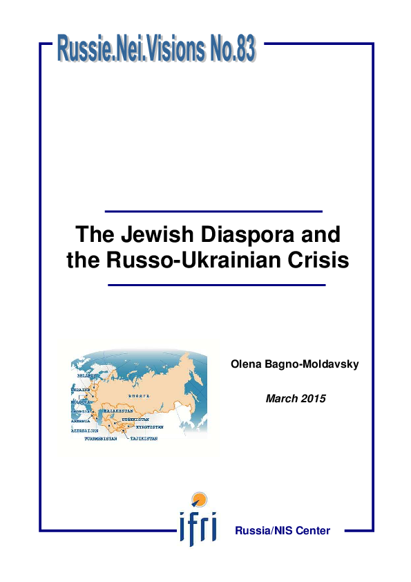 (PDF) The Jewish Diaspora and the Russian- Ukrainian crisis
