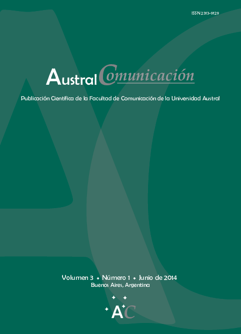 (PDF) Austral Comunicación - Vol 3 N° 1 Junio de 2014 | Damián ...