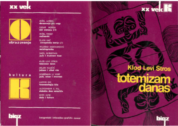 (PDF) Claude Levi Strauss Totemizam danas