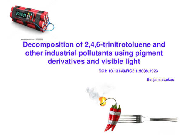 (PDF) Decomposition of Explosive Material 2,4,6-Trinitrotoluene and ...