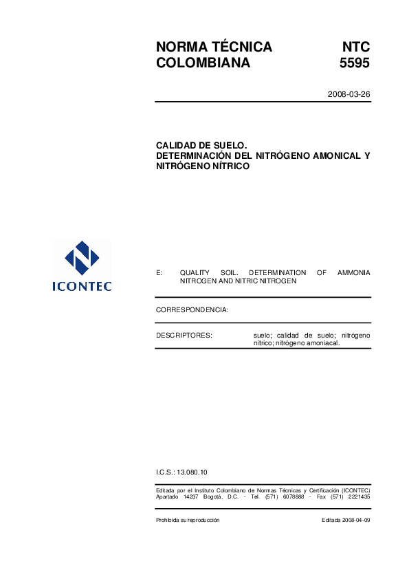 (PDF) NORMA TÉCNICA NTC COLOMBIANA 5181 BUENAS PRÁCTICAS DE MANUFACTURA ...