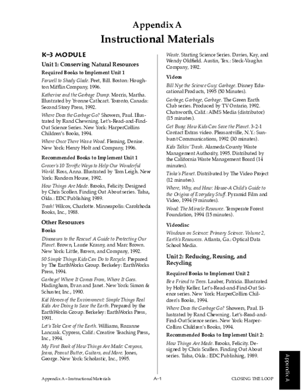 (PDF) Instructional Materials