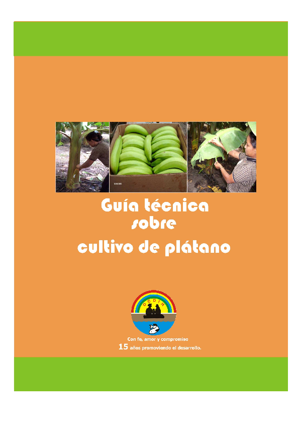 (PDF) Manual sobre cultivo de plátano CONTENIDO