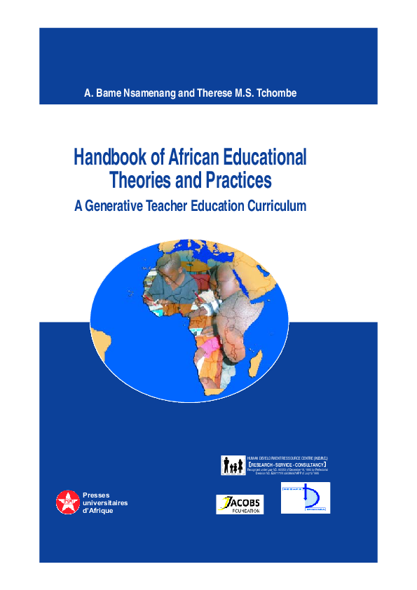 (PDF) Handbook of African Educational Theories and Practices A ...