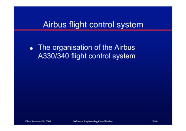 (PDF) Airbus flight control system