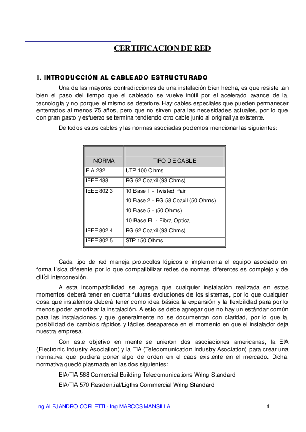 (PDF) CERTIFICACION DE RED
