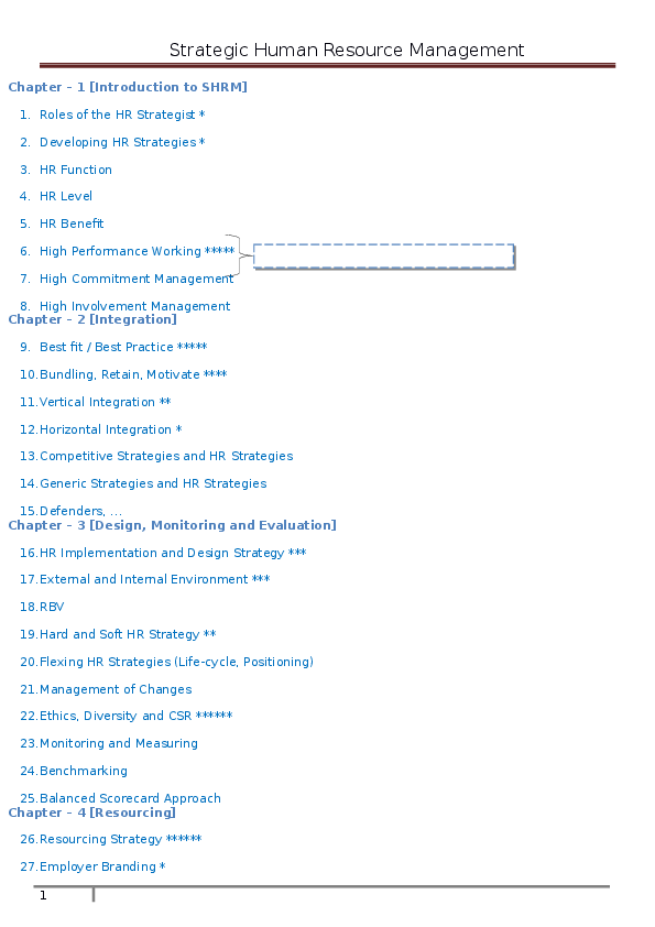 (DOC) Strategic Human Resource Management, ABE Level-6