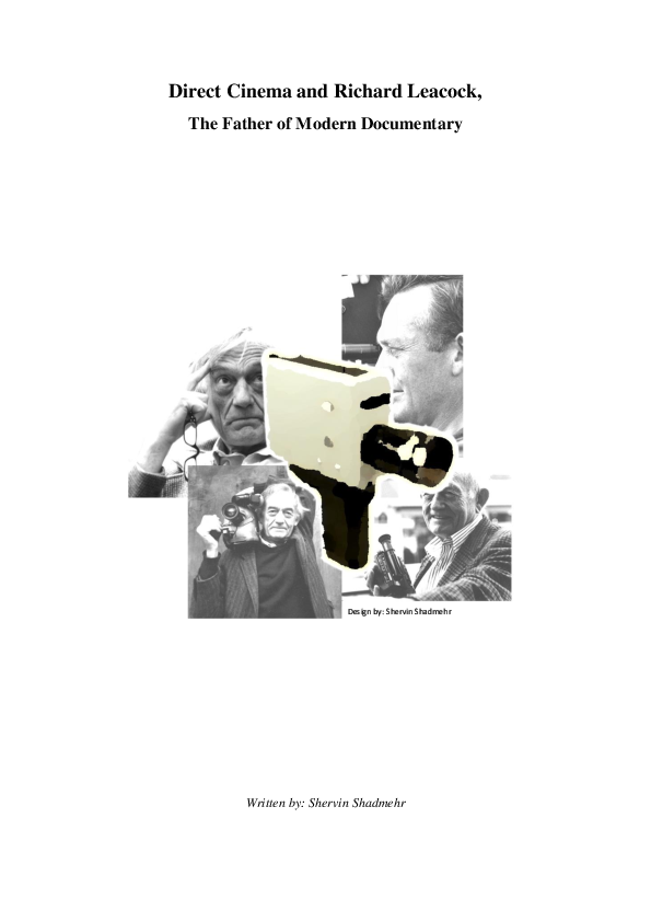 (PDF) Direct Cinema and Richard Leacock, The Father of Modern Documentary