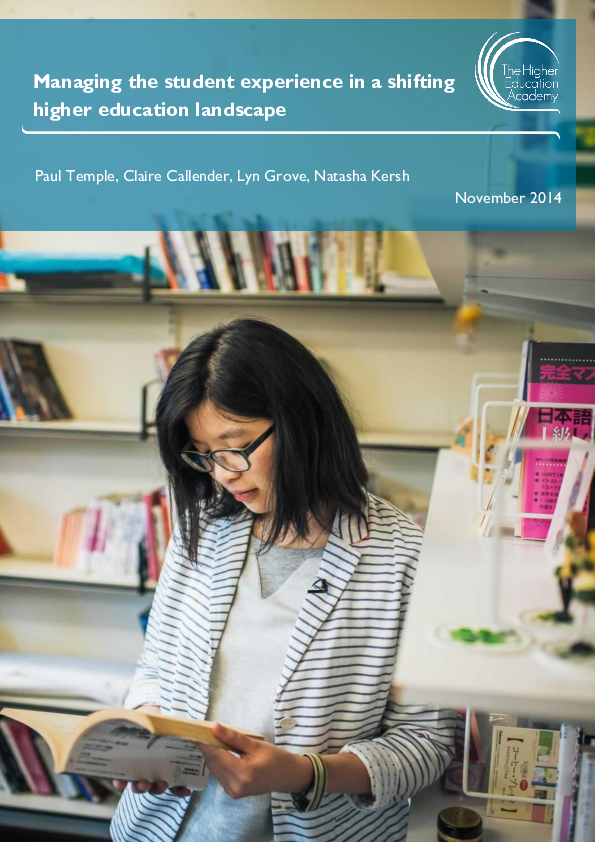 (PDF) Managing the student experience in a shifting higher education ...