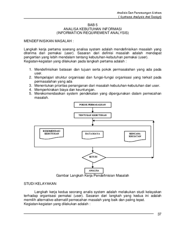 (PDF) Analisis Dan Perancangan Sistem ( Systems Analysis And Design