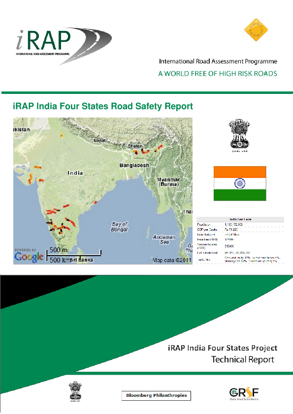 (PDF) iRAP India Four States Road Safety Report iRAP India Four States ...