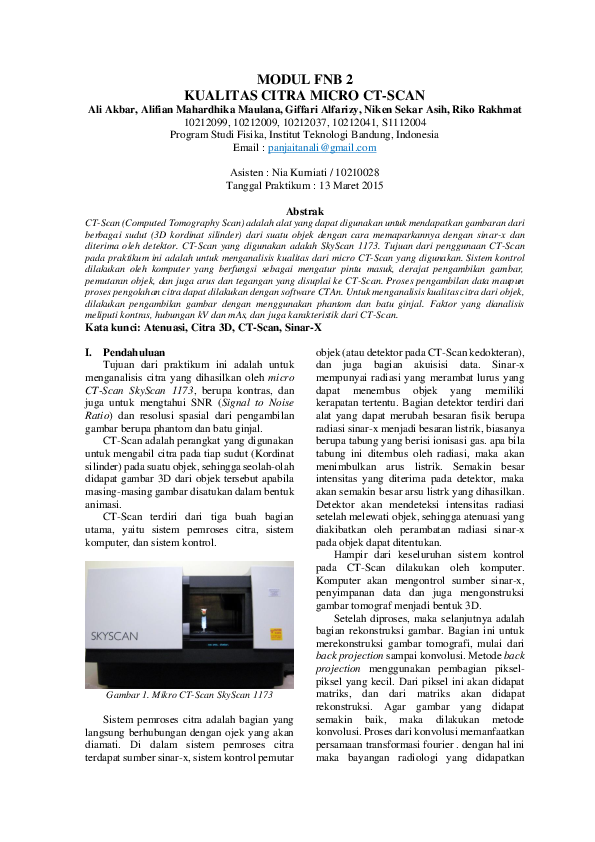 Kualitas Citra Micro CT-Scan - Ekfis 2