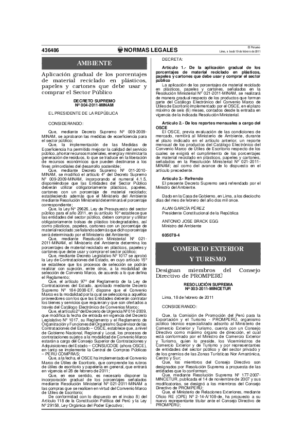 (PDF) Cuadernillo de Normas Legales