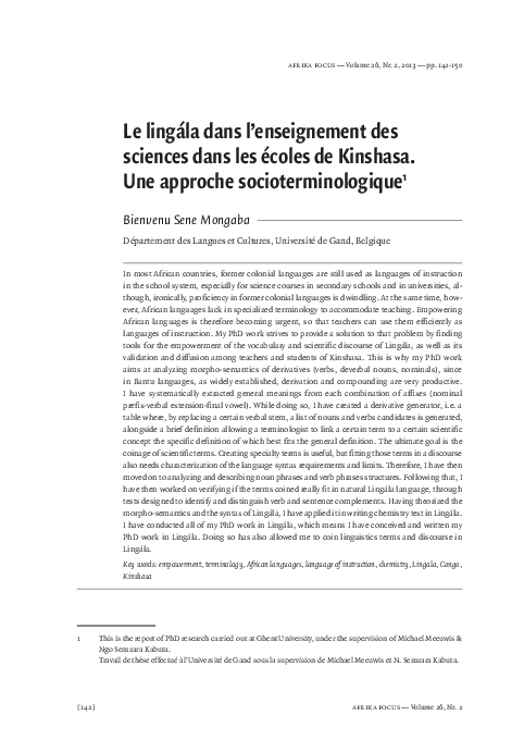 vocabulaire lingala pdf