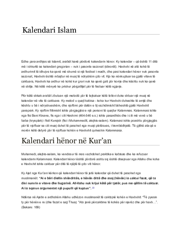 (DOC) Kalendari Islam