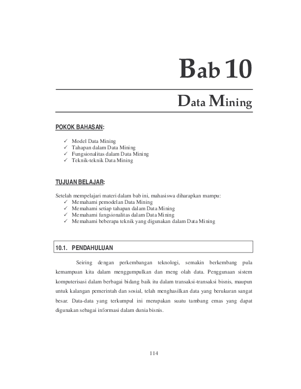 Pdf Memahami Setiap Tahapan Dalam Data Mining Memahami Fungsionalitas 6105