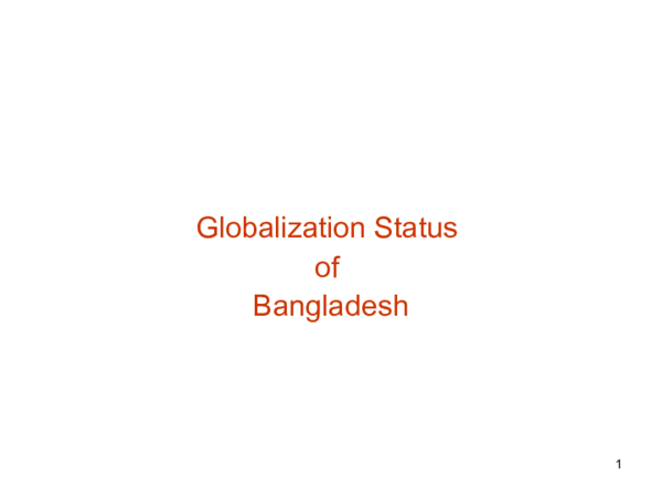 (PPT) Globalization of bangladesh