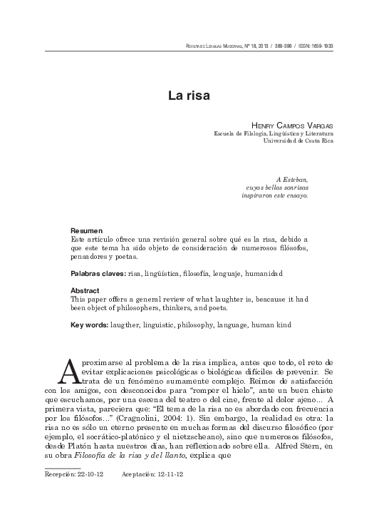 (PDF) La risa