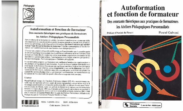 (PDF) Autoformation et fonction de formateur