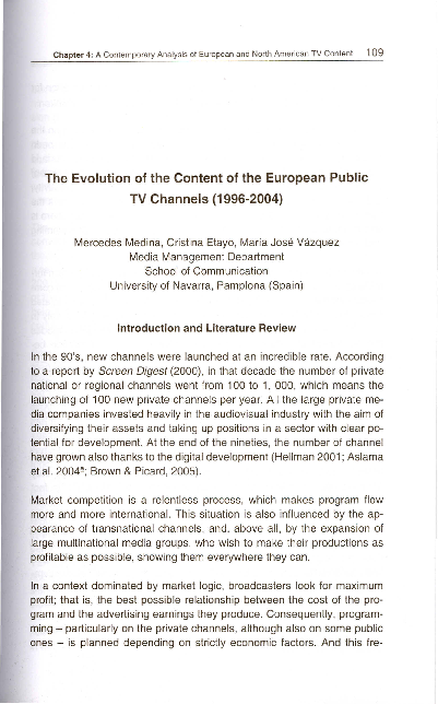 (PDF) The evolution of the content of the European Public TV Channels ...