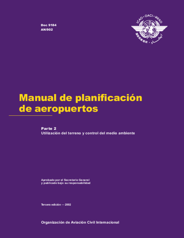 (PDF) manual de aerodromos International Civil Aviation Organization