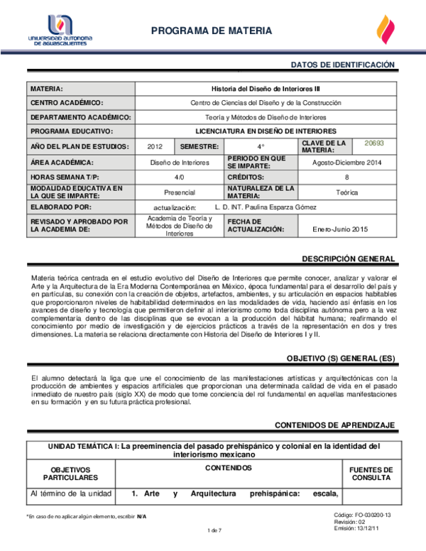 (PDF) PROGRAMA DE MATERIA