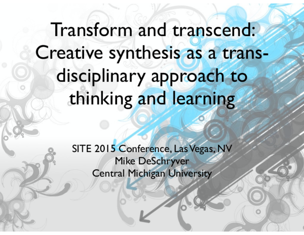 (PDF) Transform and transcend: Creative synthesis as a trans ...