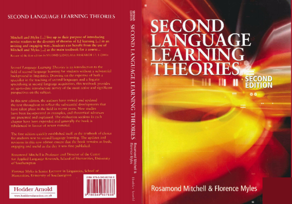 (PDF) Second Language Learning Theories