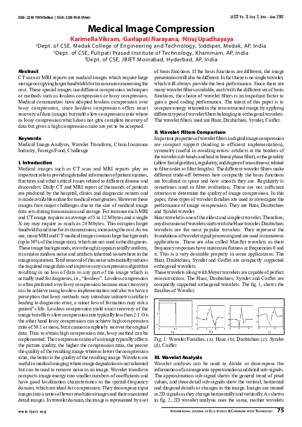 (PDF) Medical Image Compression
