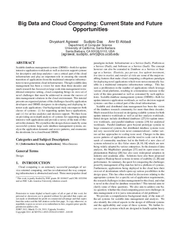 (PDF) Big Data and Cloud Computing: Current State and Future Opportunities