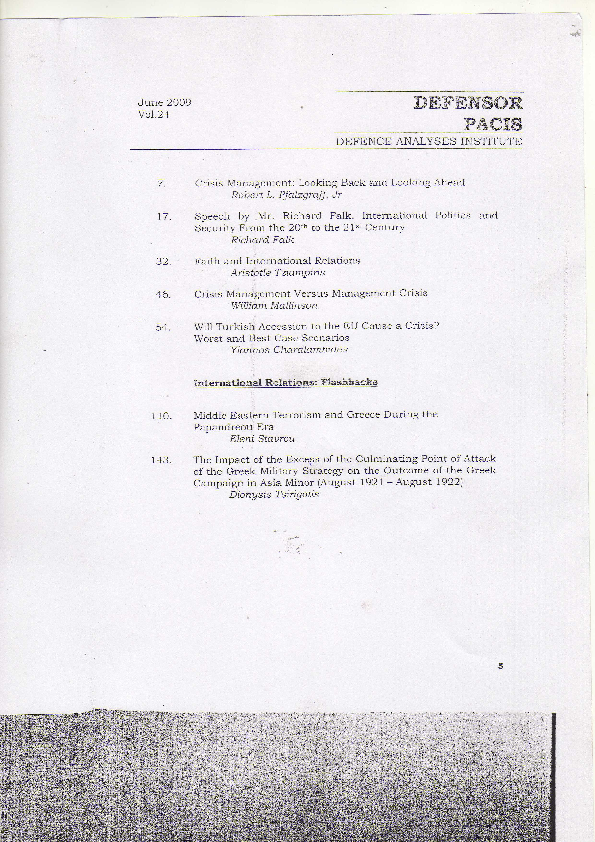 (PDF) The impact of the excess of the culminating point of attack of ...