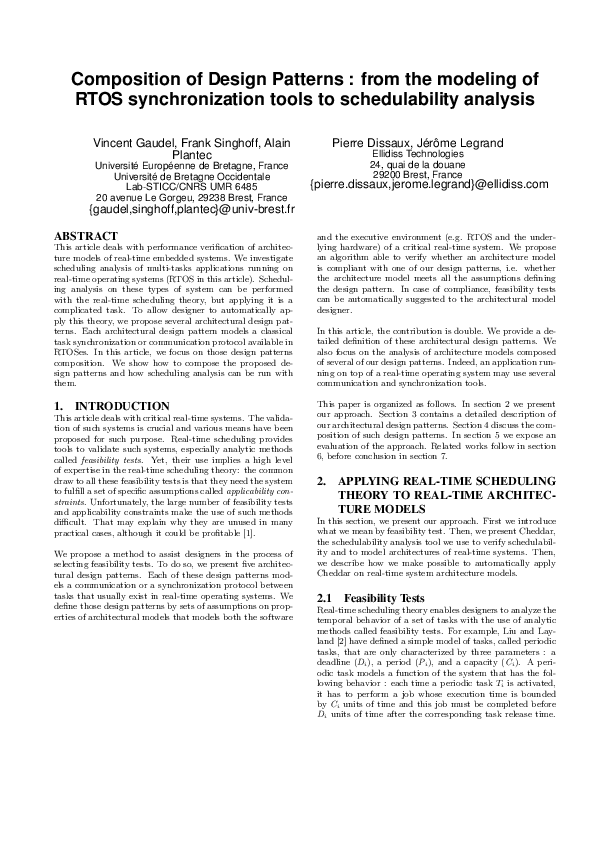 Composition of design patterns