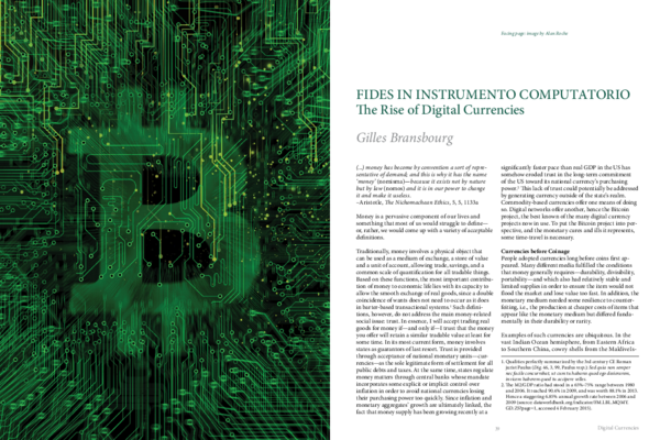 (PDF) The Rise of Digital Currencies