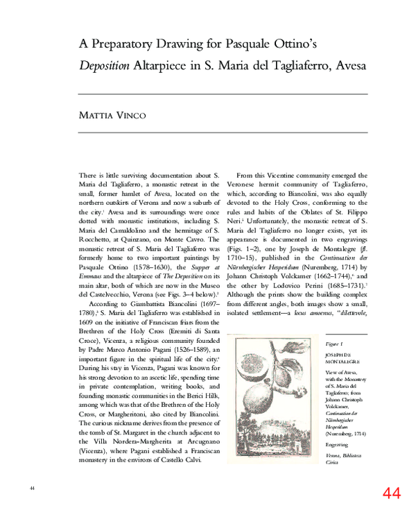 (PDF) A Preparatory Drawing for Pasquale Ottino's 'Deposition ...