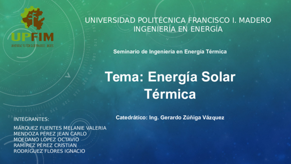 (PPT) Energia solar termica