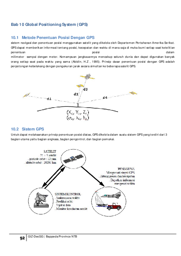 Bab 10 Global Positioning System (GPS