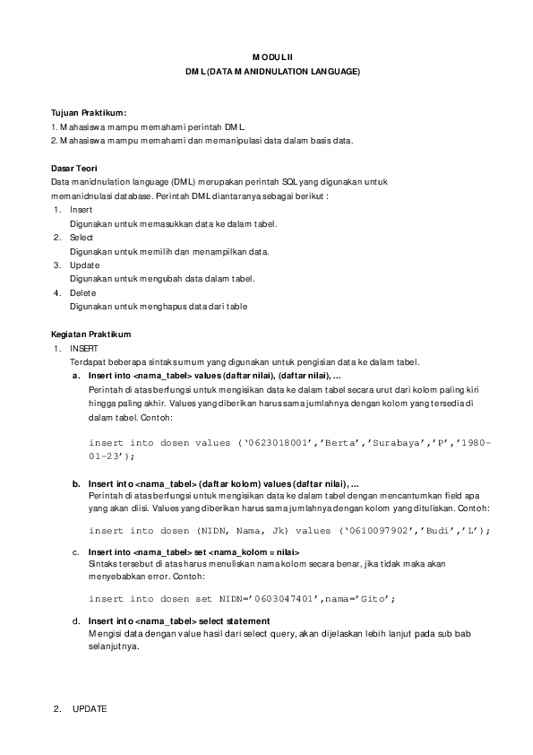 (PDF) MODUL KONSEP BASIS DATA 2