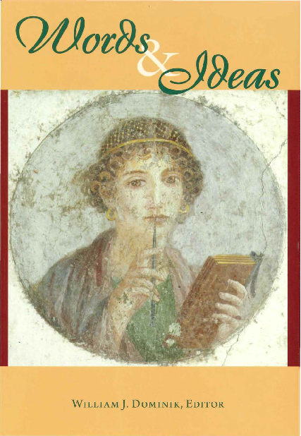 (PDF) William J. Dominik (ed.), Words & Ideas. Wauconda: Bolchazy ...