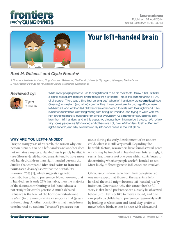 Your left-handed brain