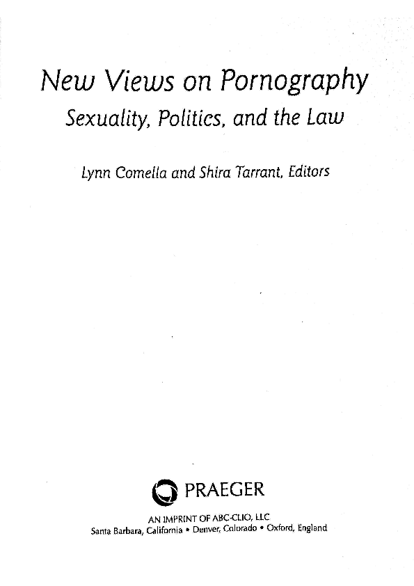 (PDF) Pornography and Pedagogy: Teaching Media Literacy | Shira Tarrant ...