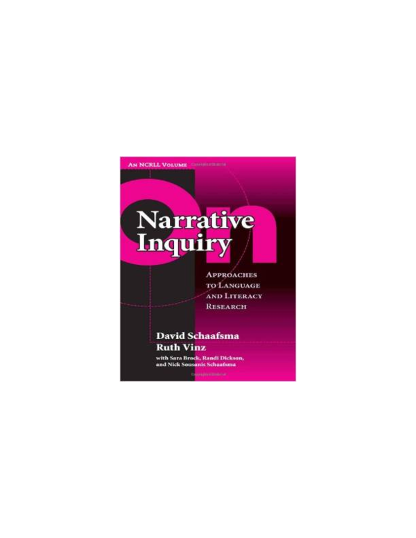 (PDF) On Narrative Inquiry: Approaches to Language and Literacy